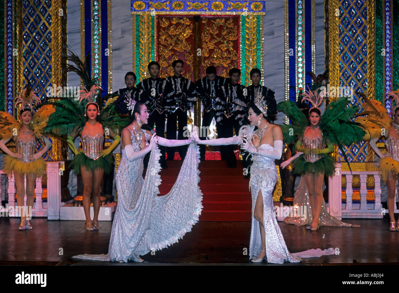 Ladyboy cabaret, Simon nightclub, Phuket, Thailand Stock Photo - Alamy