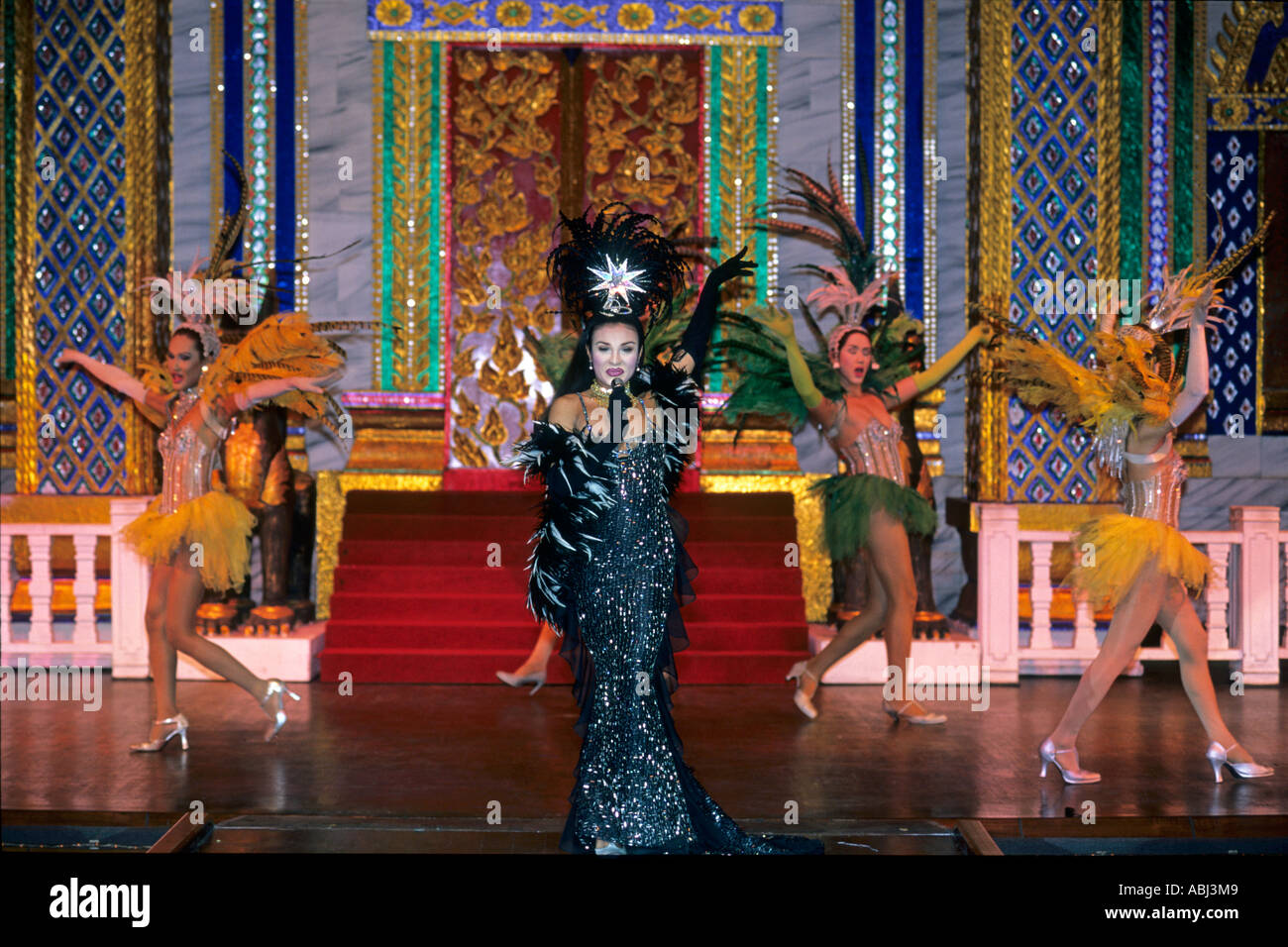 Ladyboy cabaret, Simon nightclub, Phuket, Thailand Stock Photo - Alamy