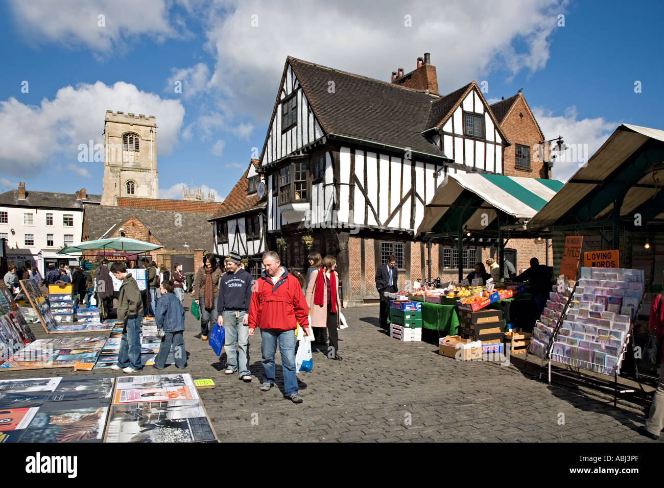 The Market in York England UK Stock Photo - Alamy