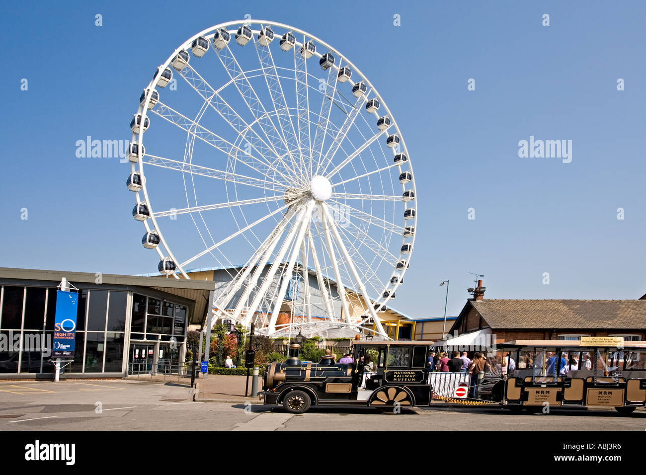 The Yorkshire Wheel at the National Railway Museum in York England UK ...