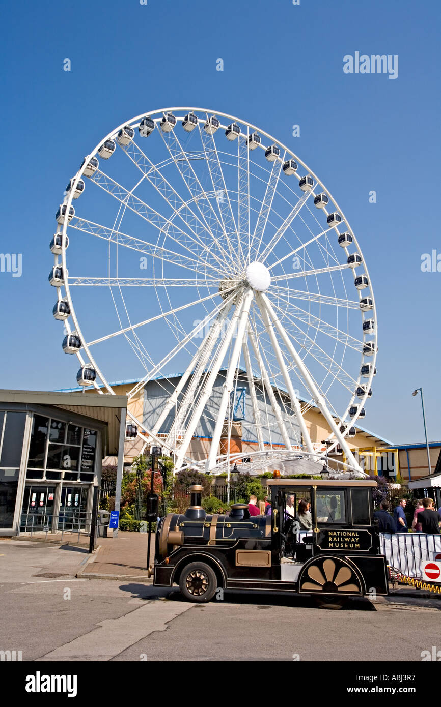 The Yorkshire Wheel at the National Railway Museum in York England UK ...