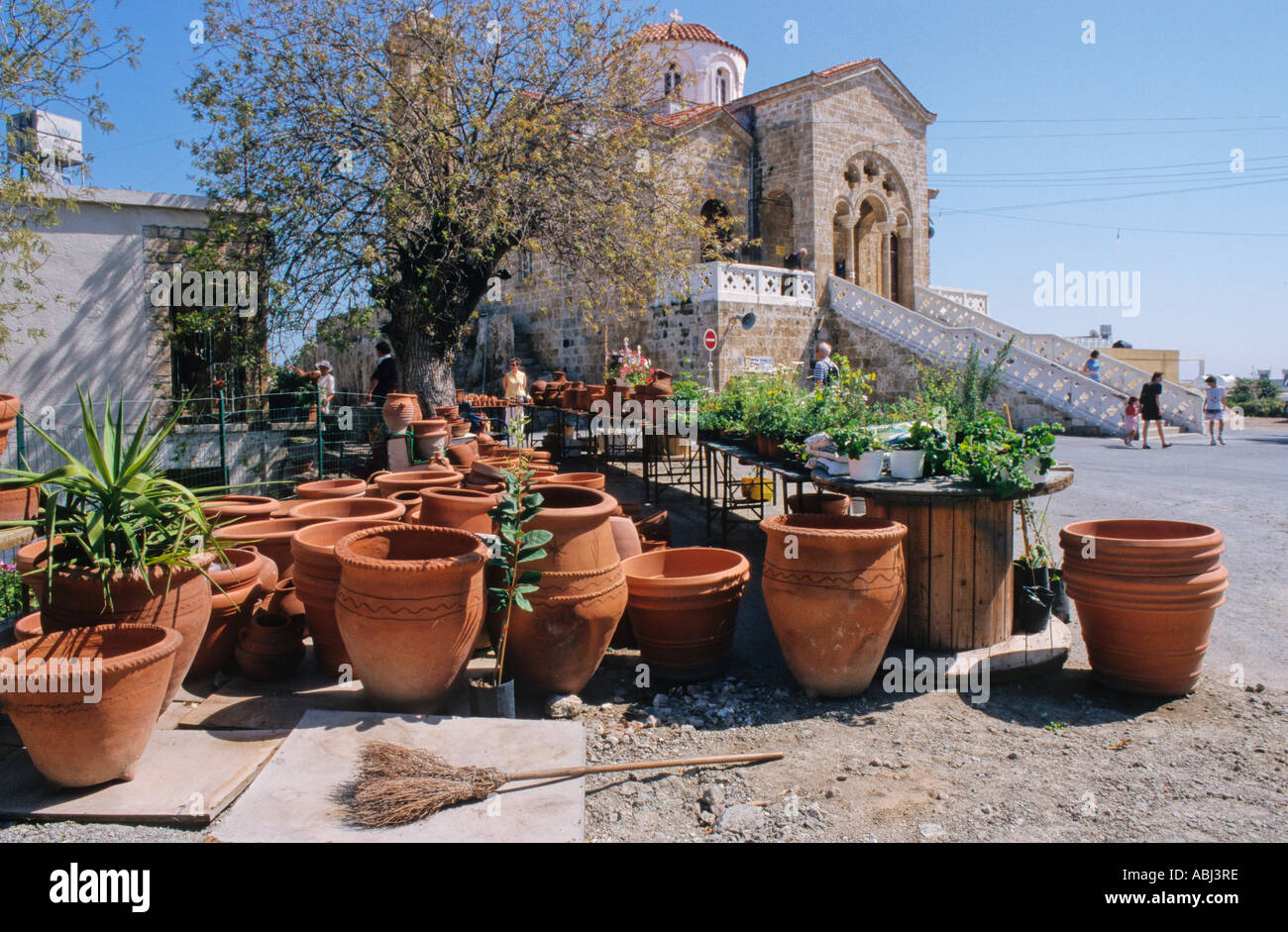 Pots for sale, Paphos, Cyprus Stock Photo - Alamy