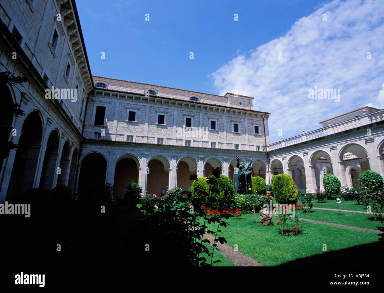 Monastery garden at monte cassino hi-res stock photography and images ...