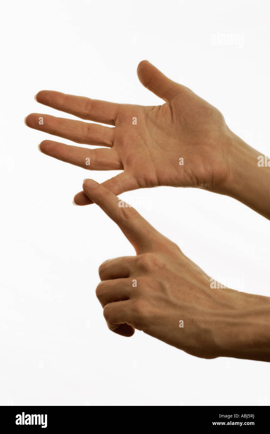 Counting on fingers gesticulating hands hi-res stock photography and ...