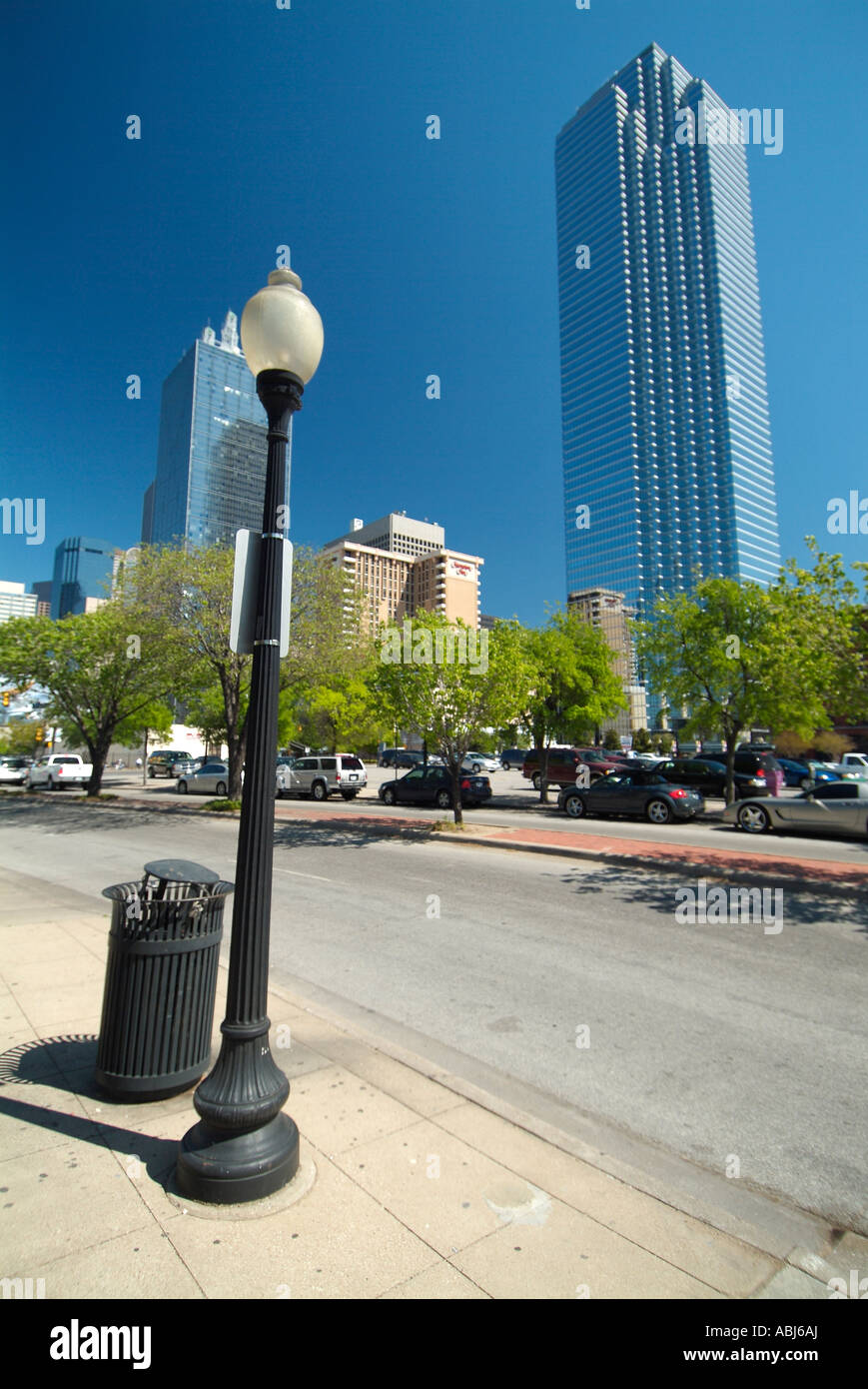 City streets trees hi-res stock photography and images - Alamy