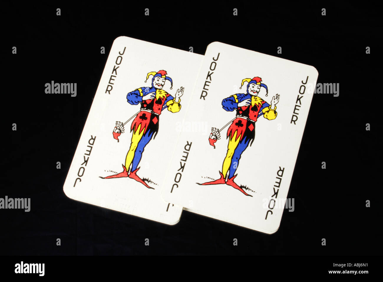 Jokers pair cards hi-res stock photography and images - Alamy