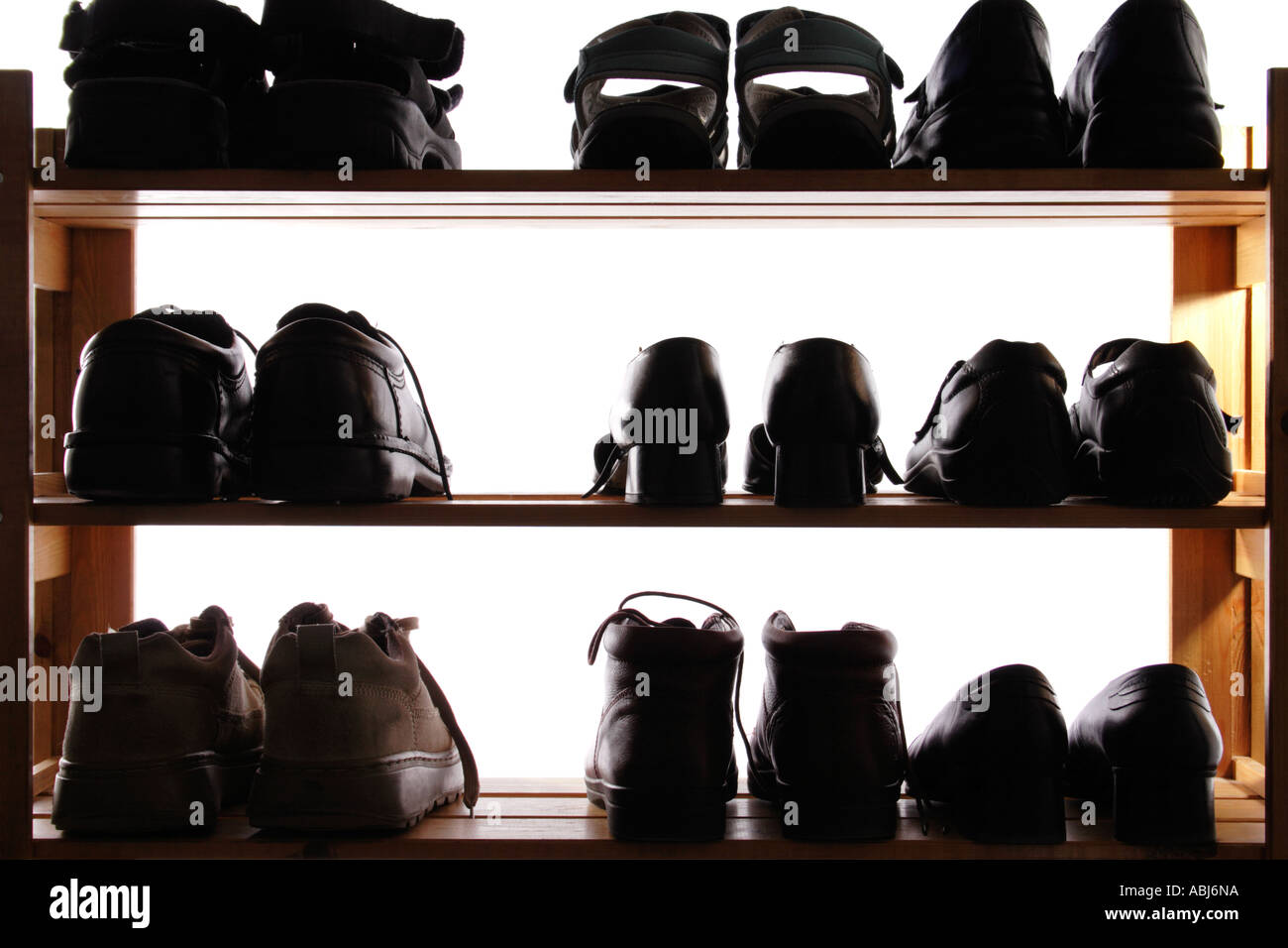 Shoe rack hi-res stock photography and images - Alamy