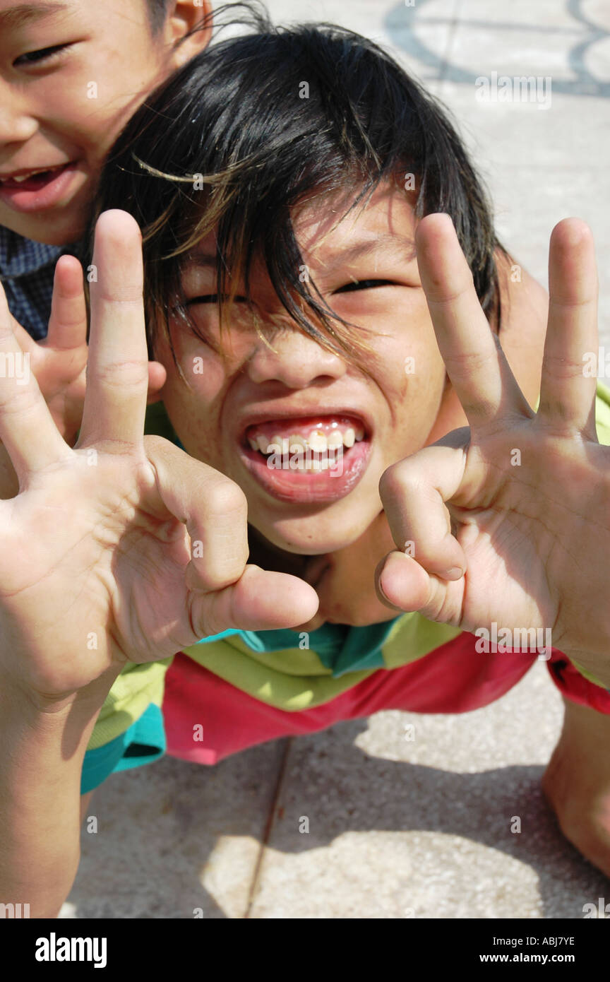 Rude kids hi-res stock photography and images - Alamy