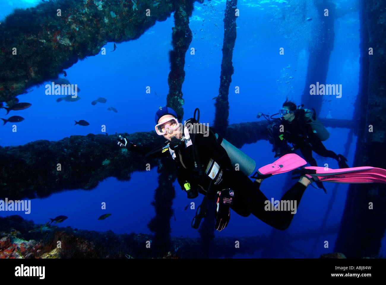 Diver underwater rig hi-res stock photography and images - Alamy