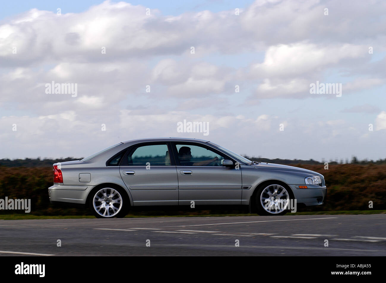 Silver car side hi-res stock photography and images - Alamy