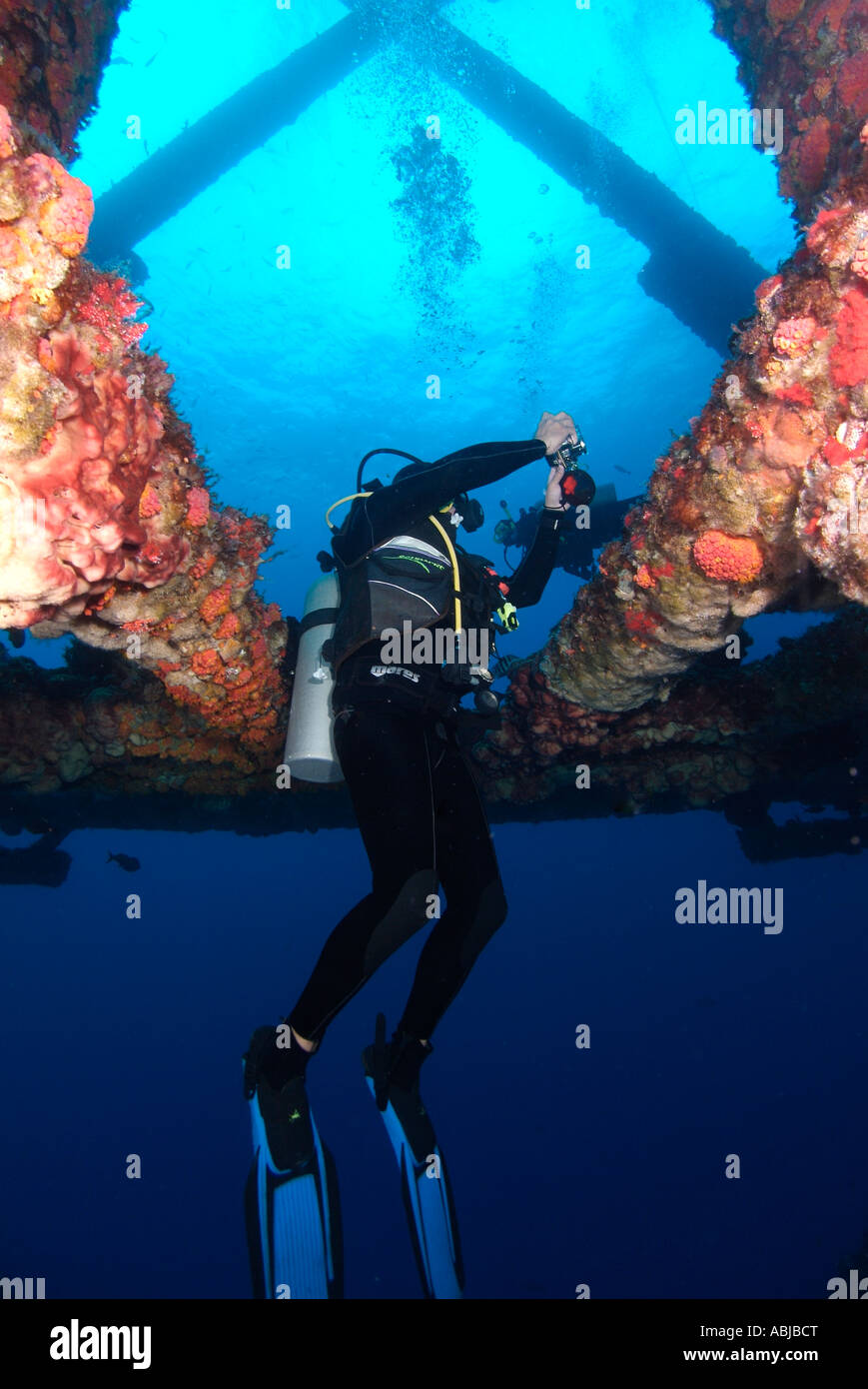 Oil rig gulf of mexico underwater hi-res stock photography and images ...