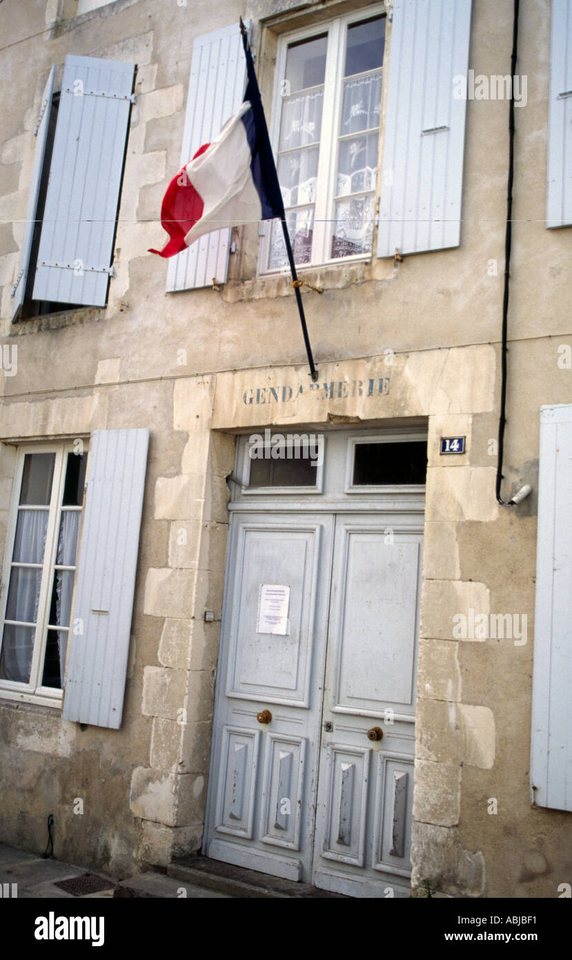 french official building flag blowing in the wind Stock Photo - Alamy
