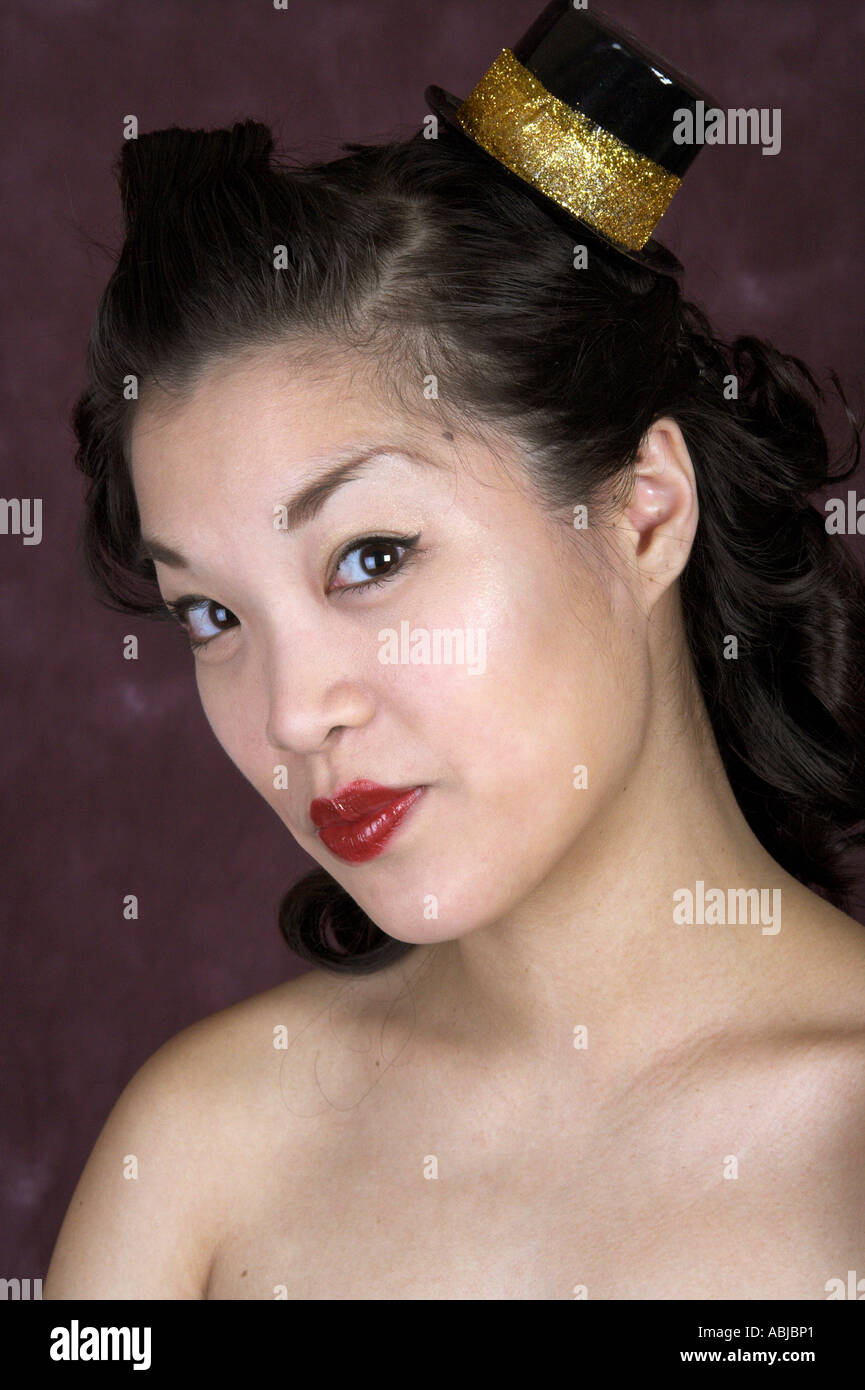 Marianne Cheesecake Burlesque Performer Stock Photo - Alamy