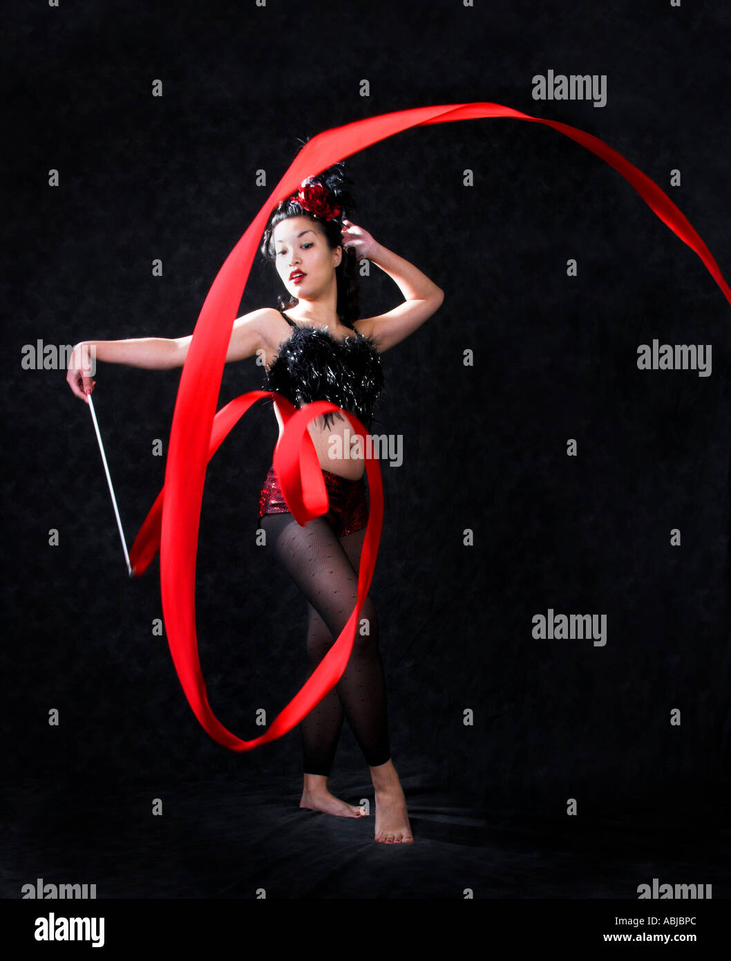 Marianne Cheesecake Burlesque Performer Stock Photo - Alamy