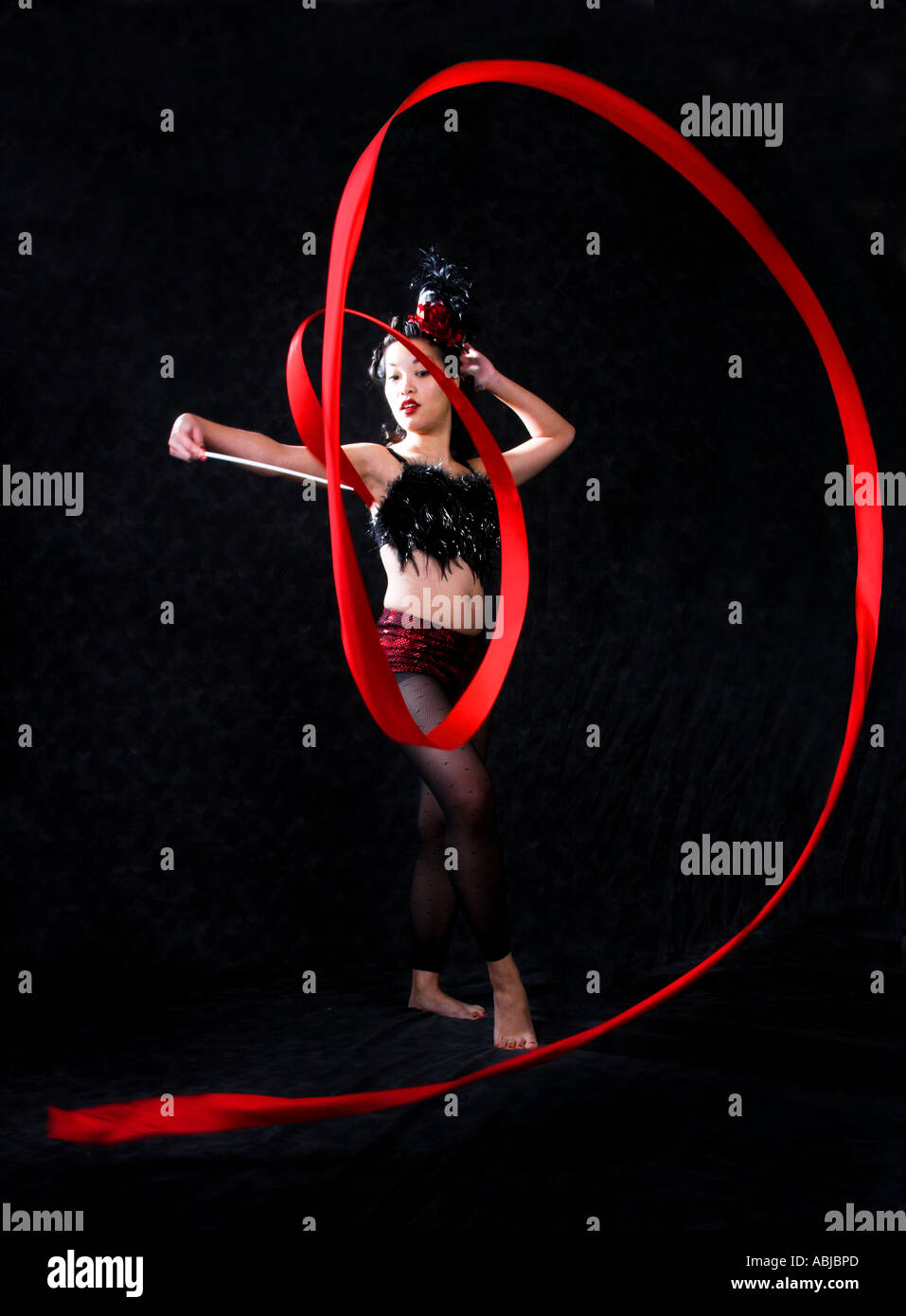 Marianne Cheesecake Burlesque Performer Stock Photo - Alamy