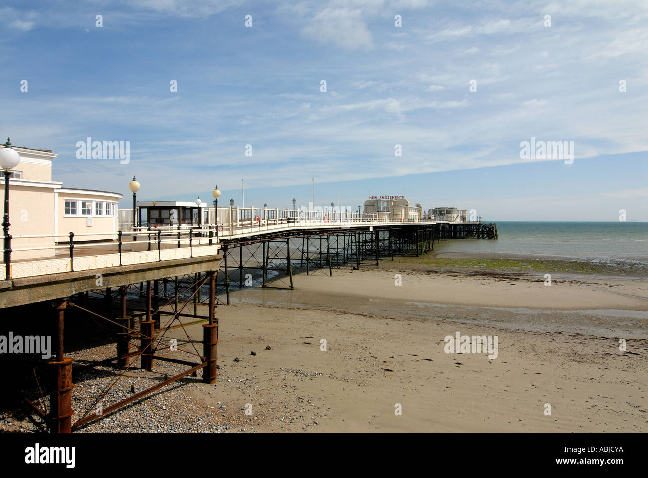 Worthing pier viewed from the west side Stock Photo - Alamy