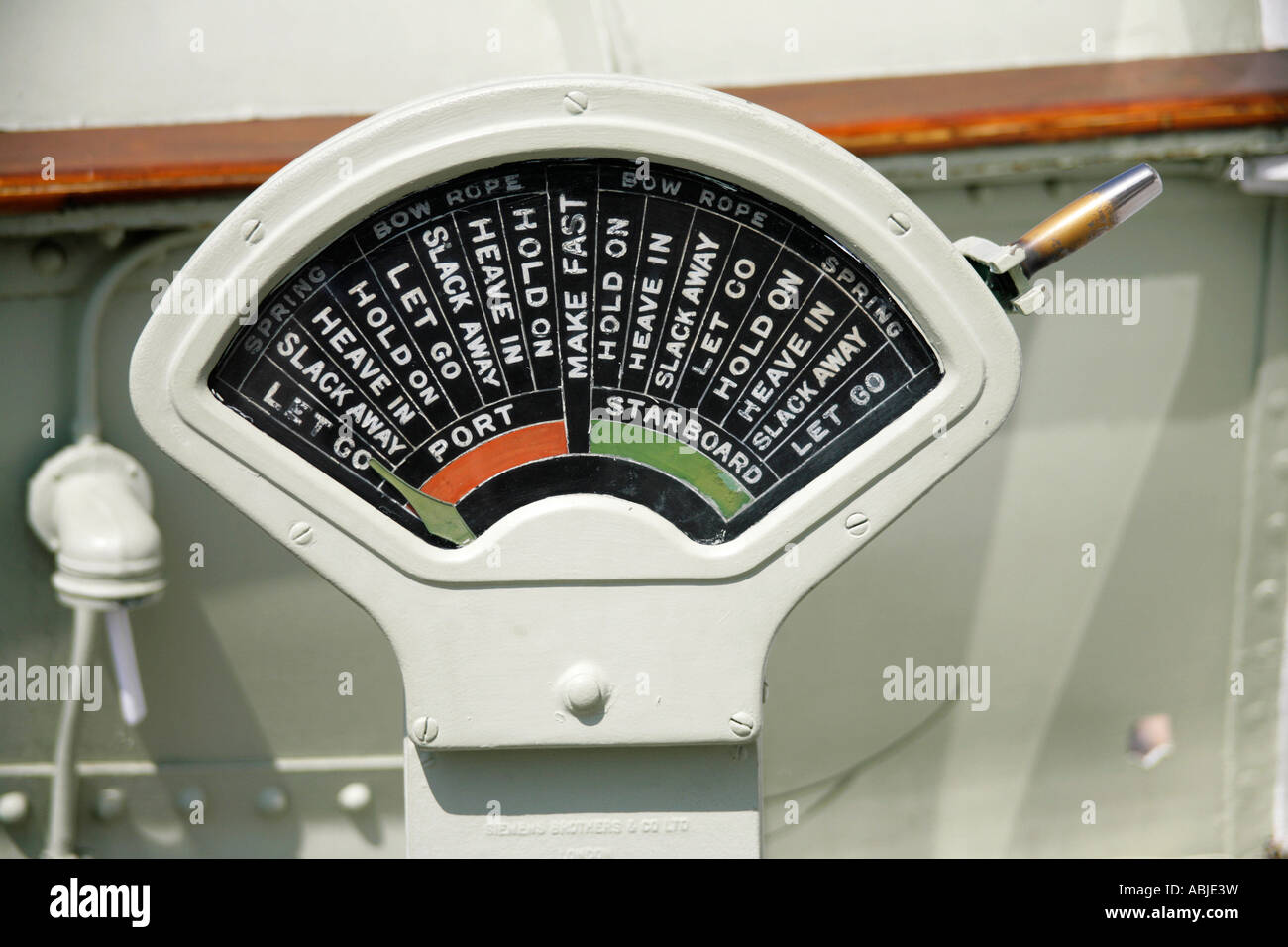 Ships Bridge Telegraph High Resolution Stock Photography and Images - Alamy