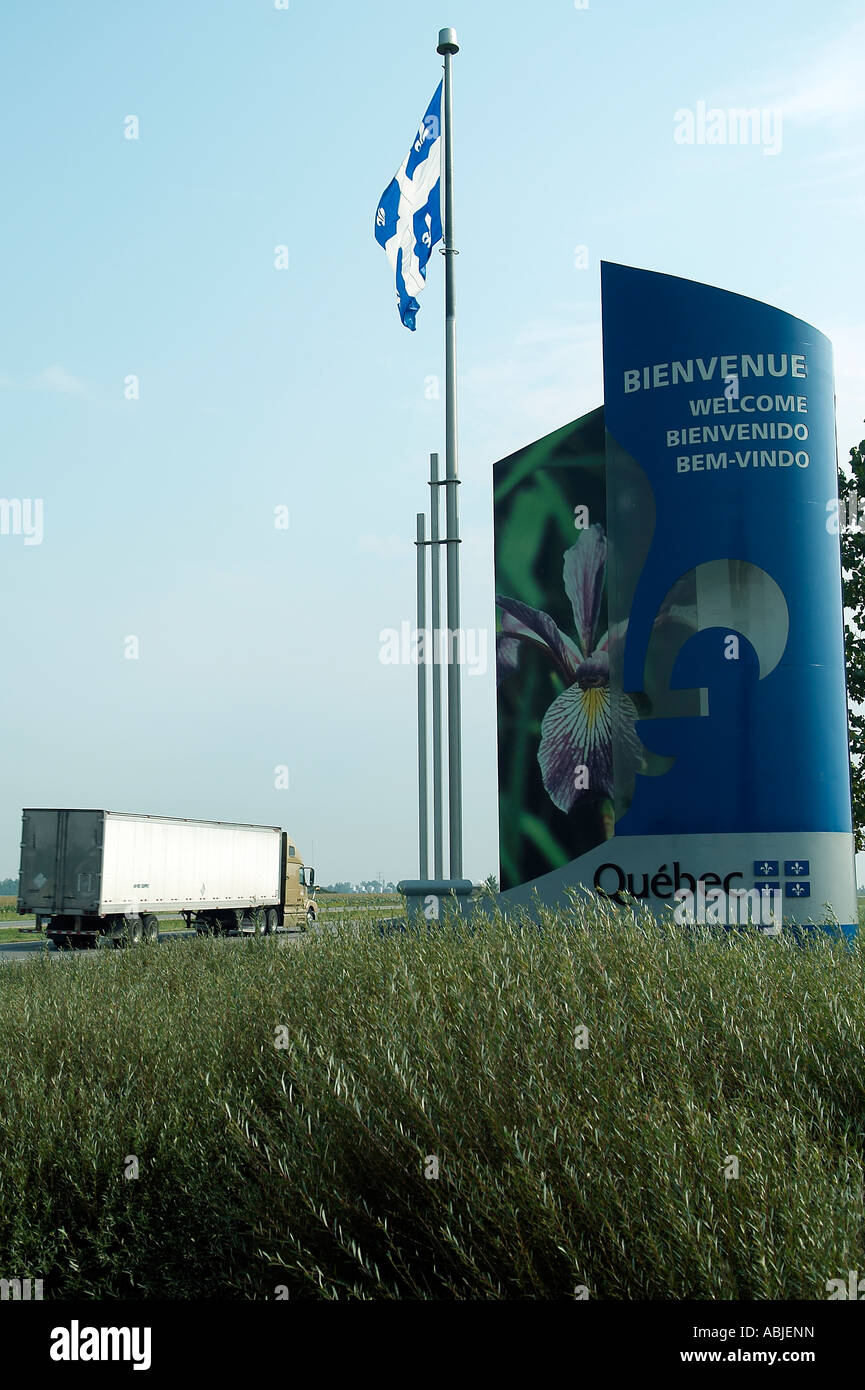 Welcome to québec sign hi-res stock photography and images - Alamy