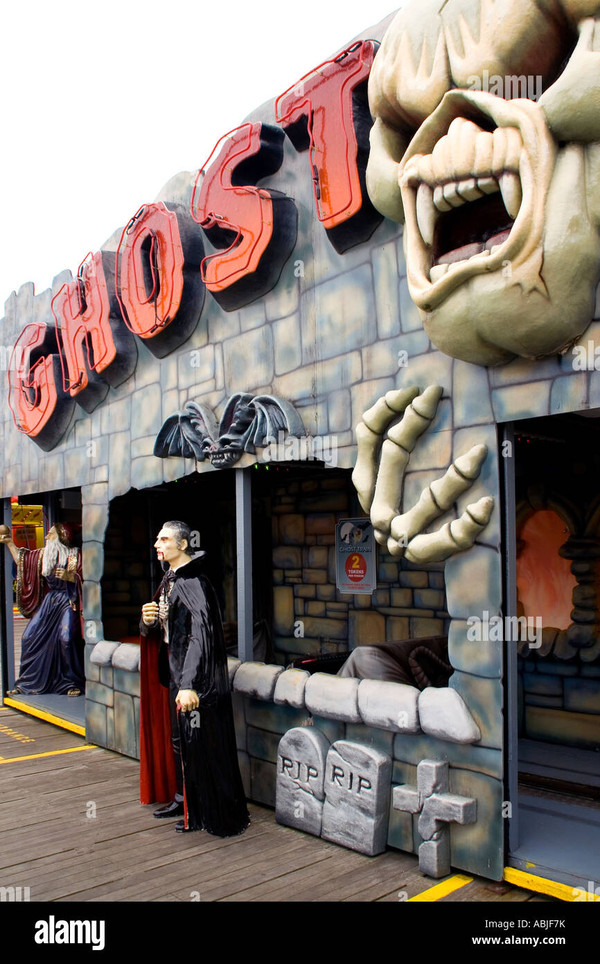 The Ghost Train on the pier at Great Yarmouth Norfolk UK Stock Photo ...