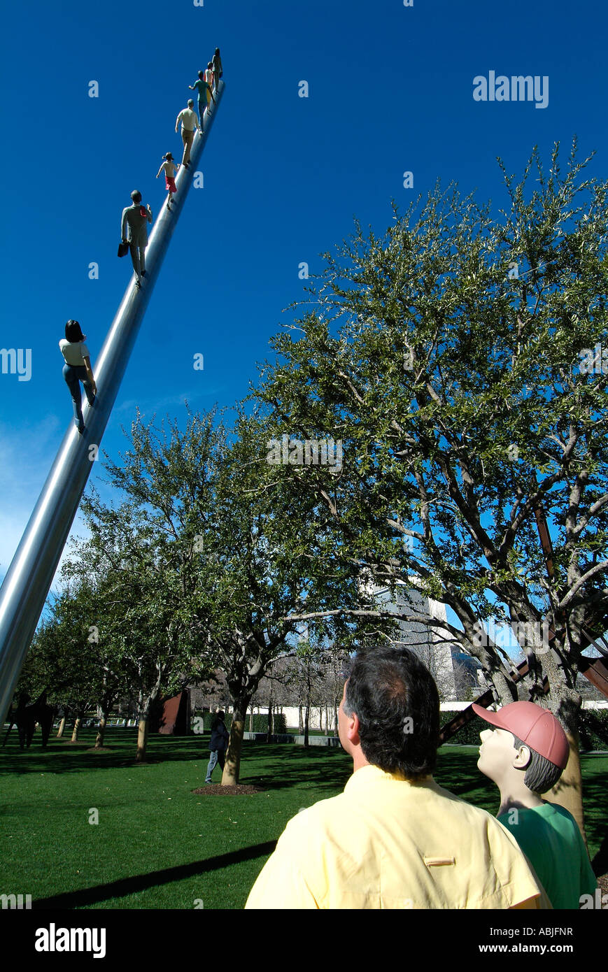 Sculpture in the park of the Nasher Museum of Art, Dallas Stock Photo ...