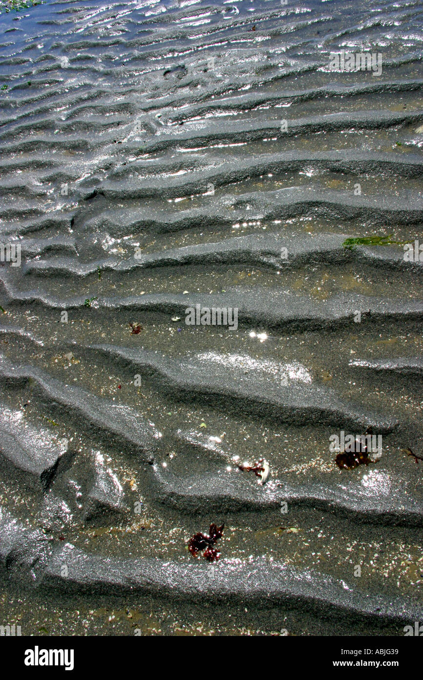 Ripples on the beach Stock Photo - Alamy