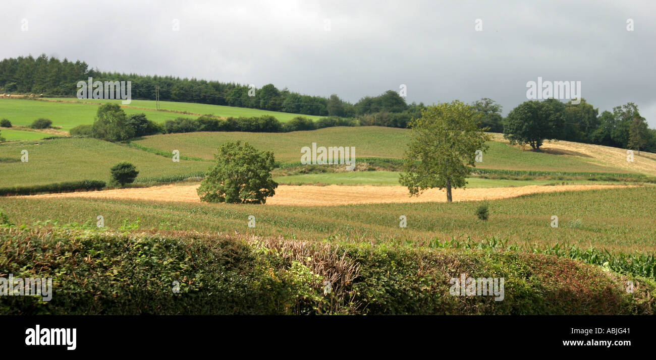 View of English countryside Stock Photo - Alamy