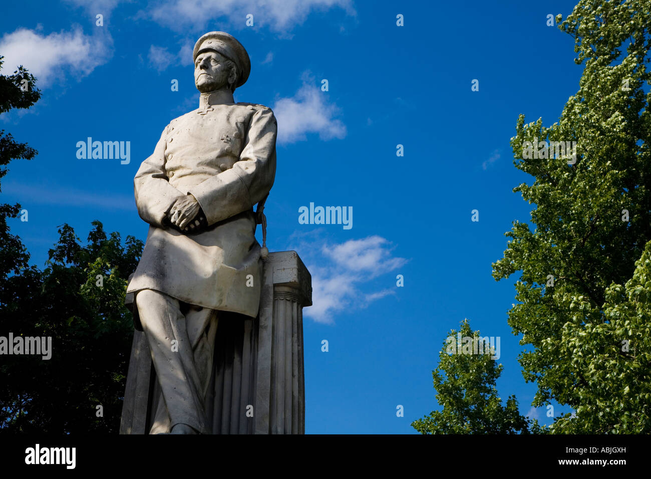 Statue of Helmuth von Moltke the Elder Tiergarten Berlin Germany Stock ...