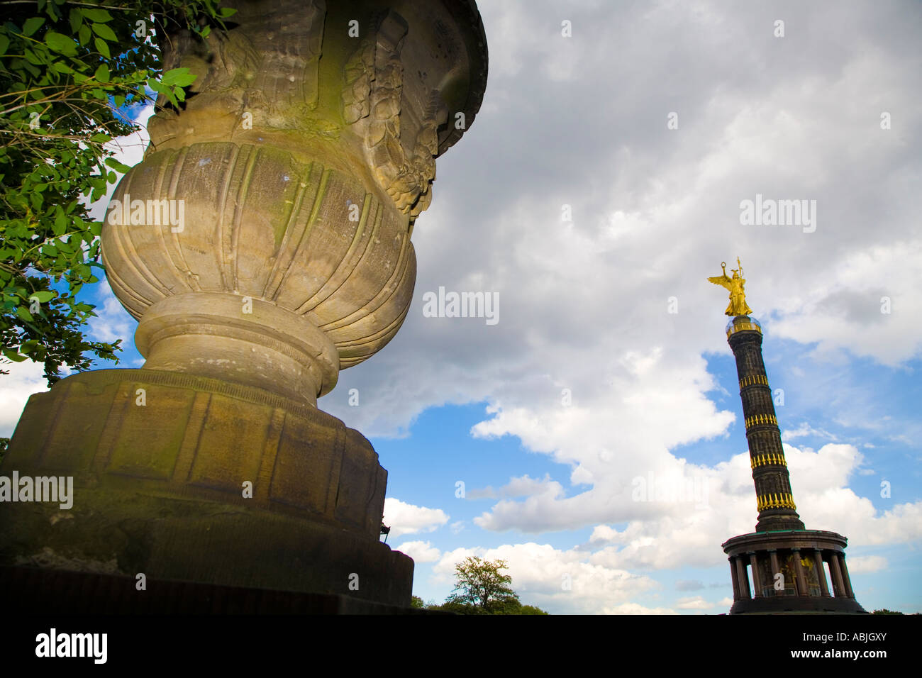 Victory Column Grosser Stern City Berlin Deutschland Germany ...