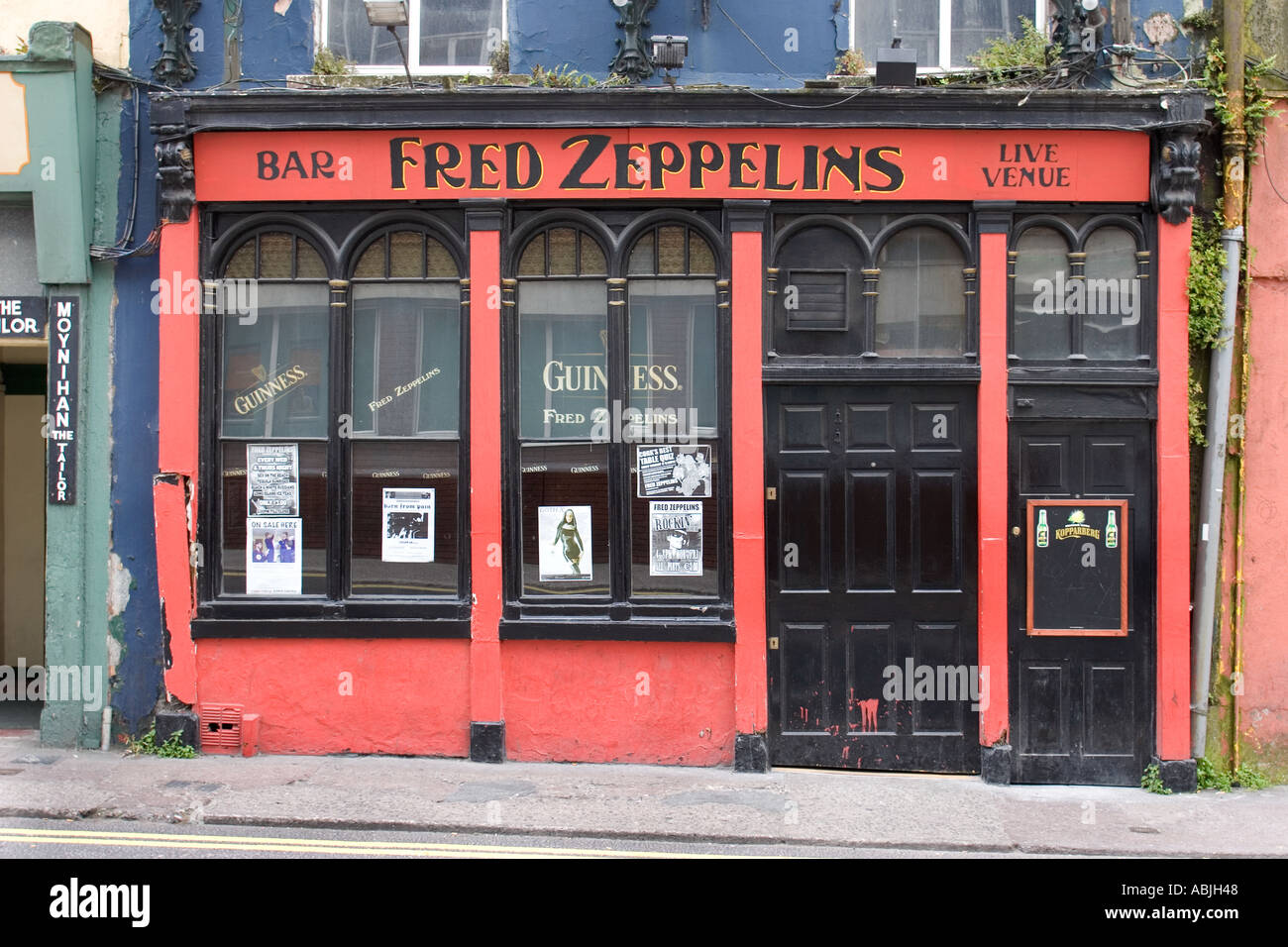 Fred Zeppelin Pub Facade Cork Ireland Stock Photo - Alamy