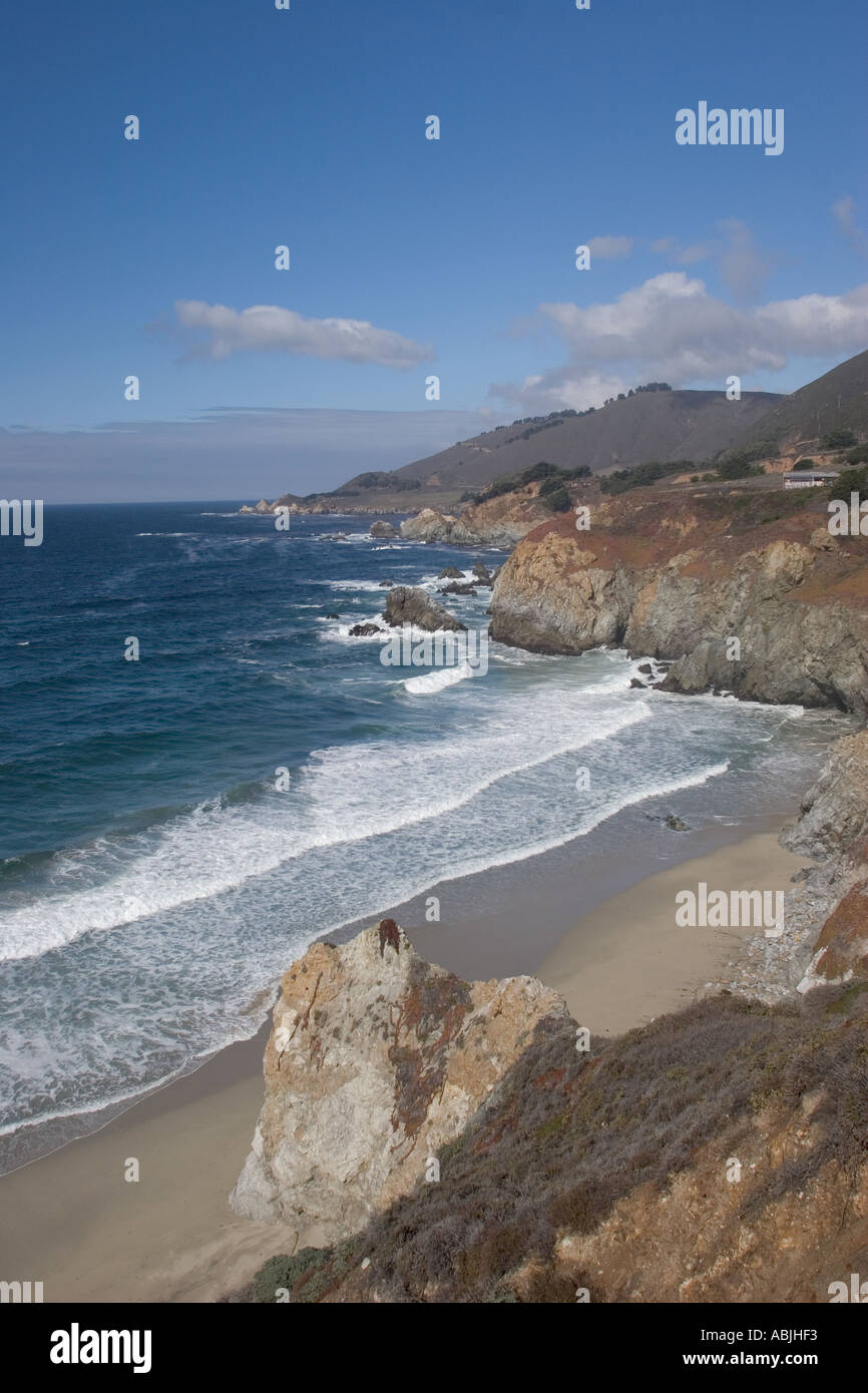 Views along the Big Sur Coastline on Highway One between LA and San ...