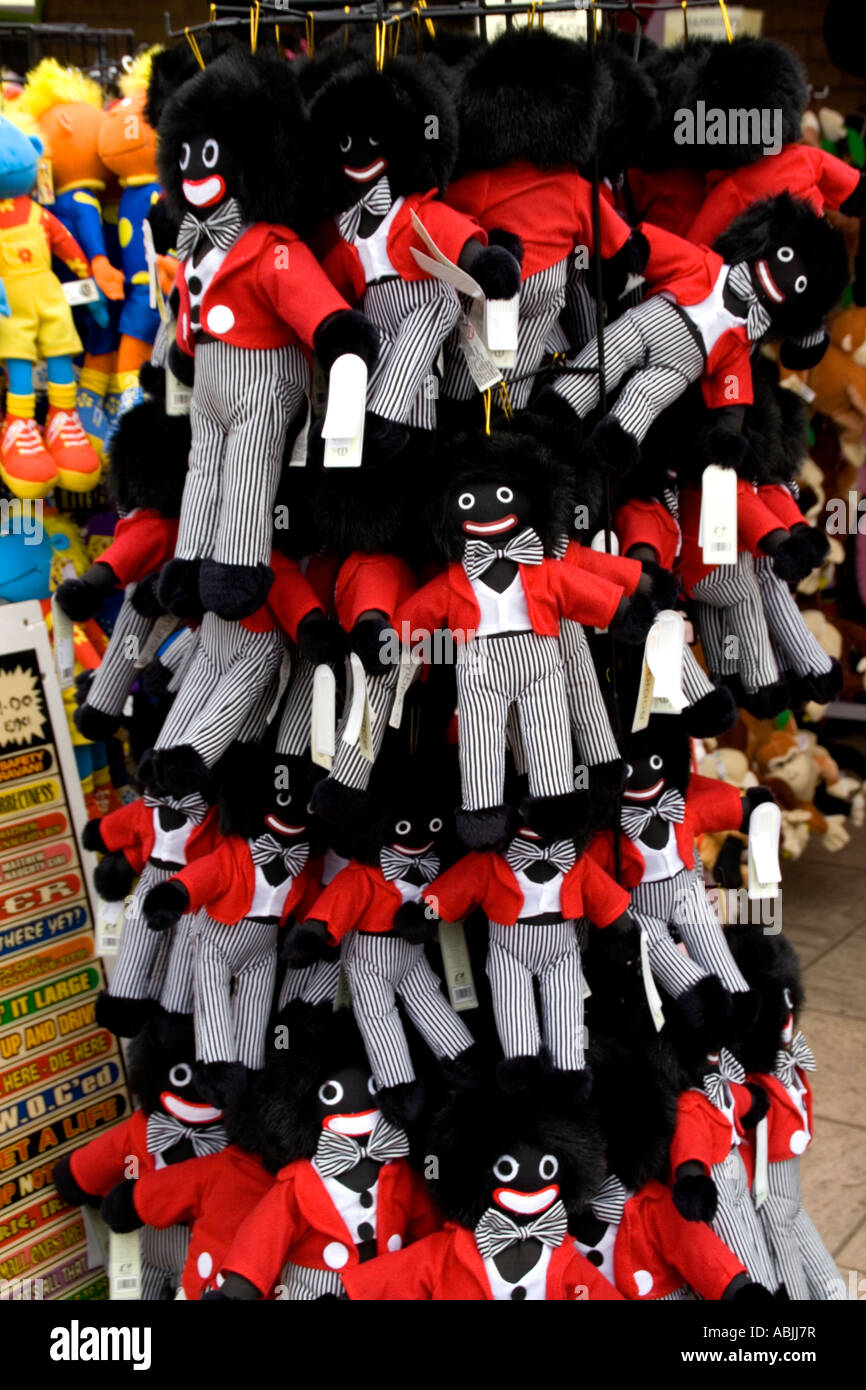 Golliwogs on sale in Great Yarmouth Norfolk UK Stock Photo - Alamy