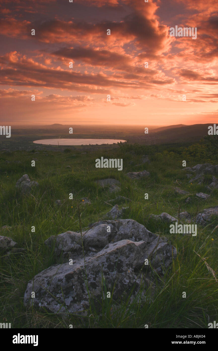 Sunset over Cheddar Gorge Stock Photo - Alamy