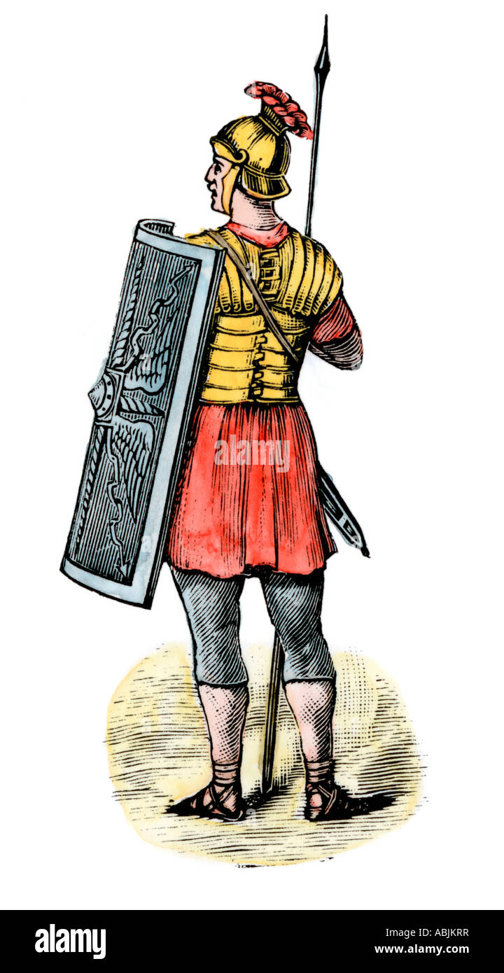 Roman Soldier Drawing Color