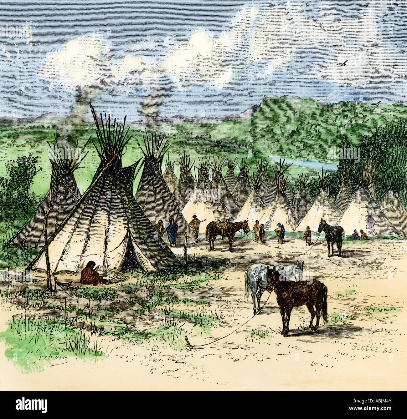 Tipis hi-res stock photography and images - Alamy