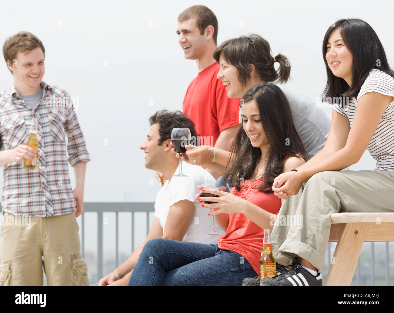 Friends at party Stock Photo - Alamy