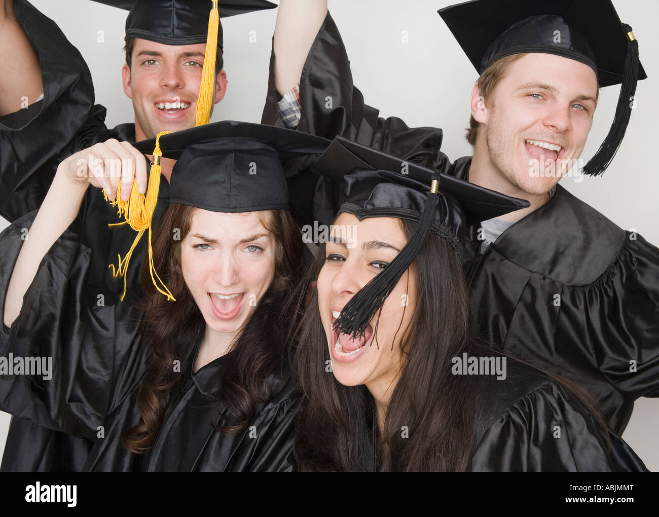 New graduates celebrating hi-res stock photography and images - Alamy