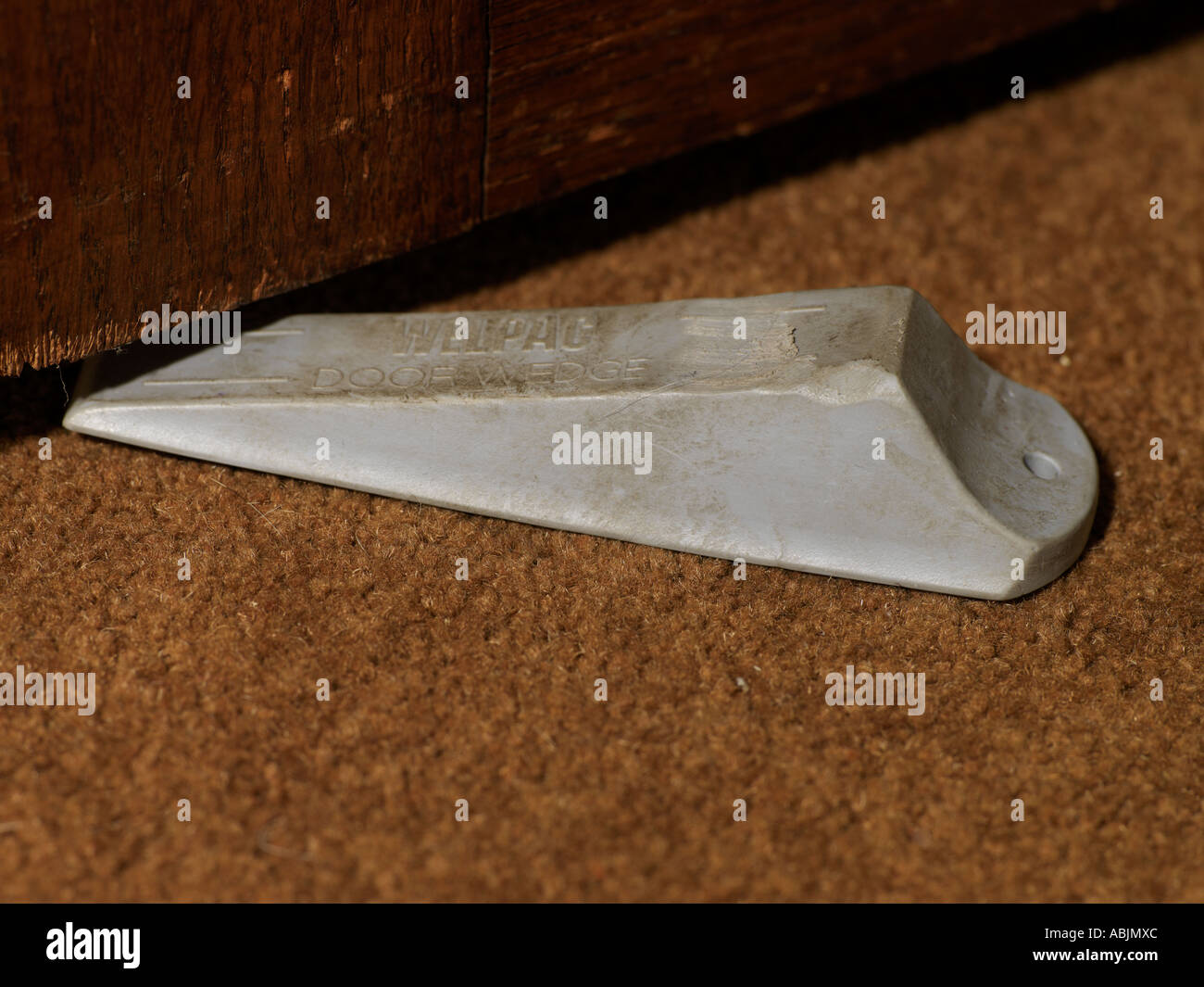 Door Stop Showing Wedge Stock Photo - Alamy