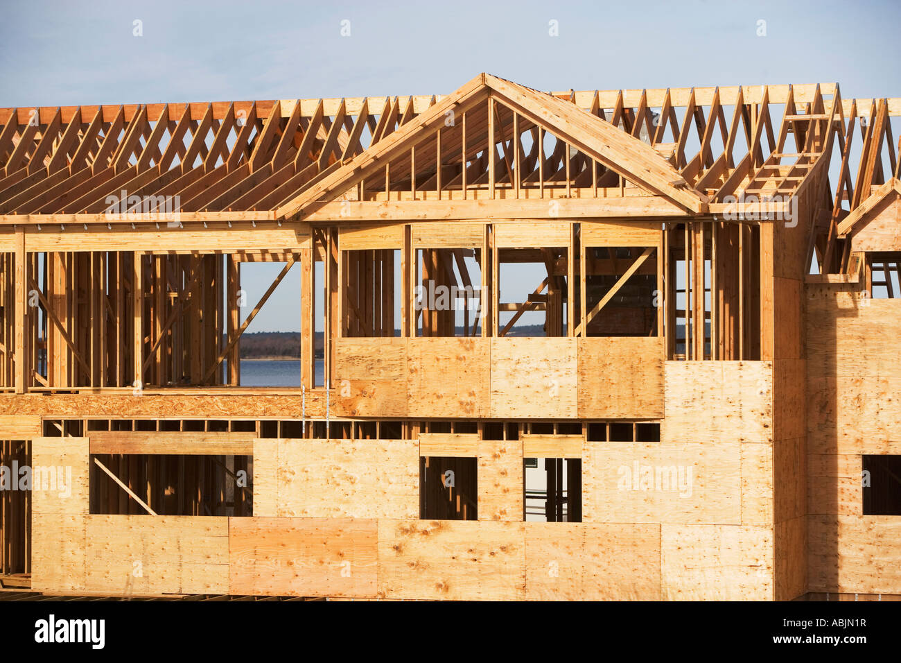 Residential construction site Stock Photo - Alamy