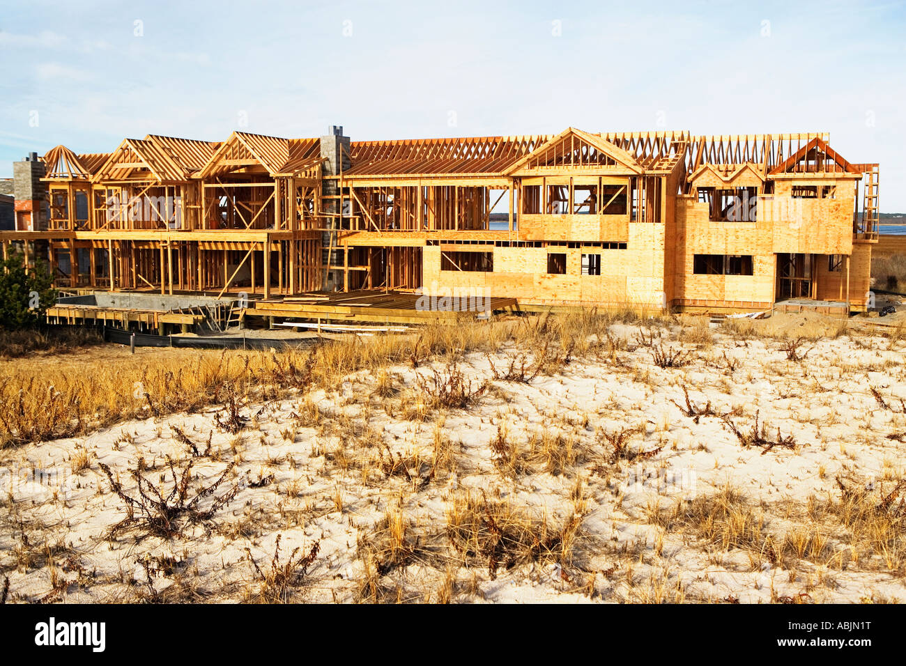 Residential construction site Stock Photo - Alamy