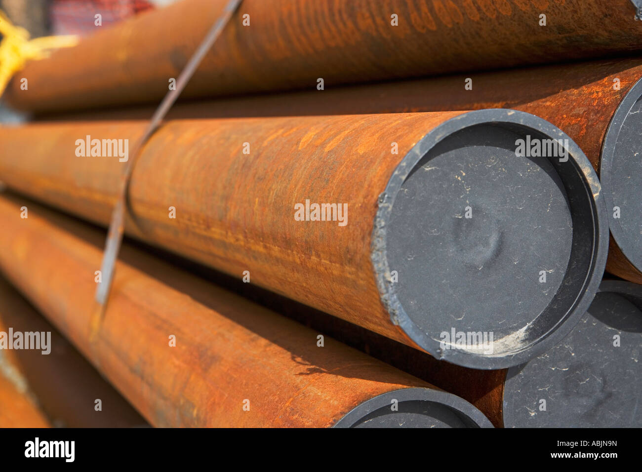 Close up of stack of tubes Stock Photo - Alamy