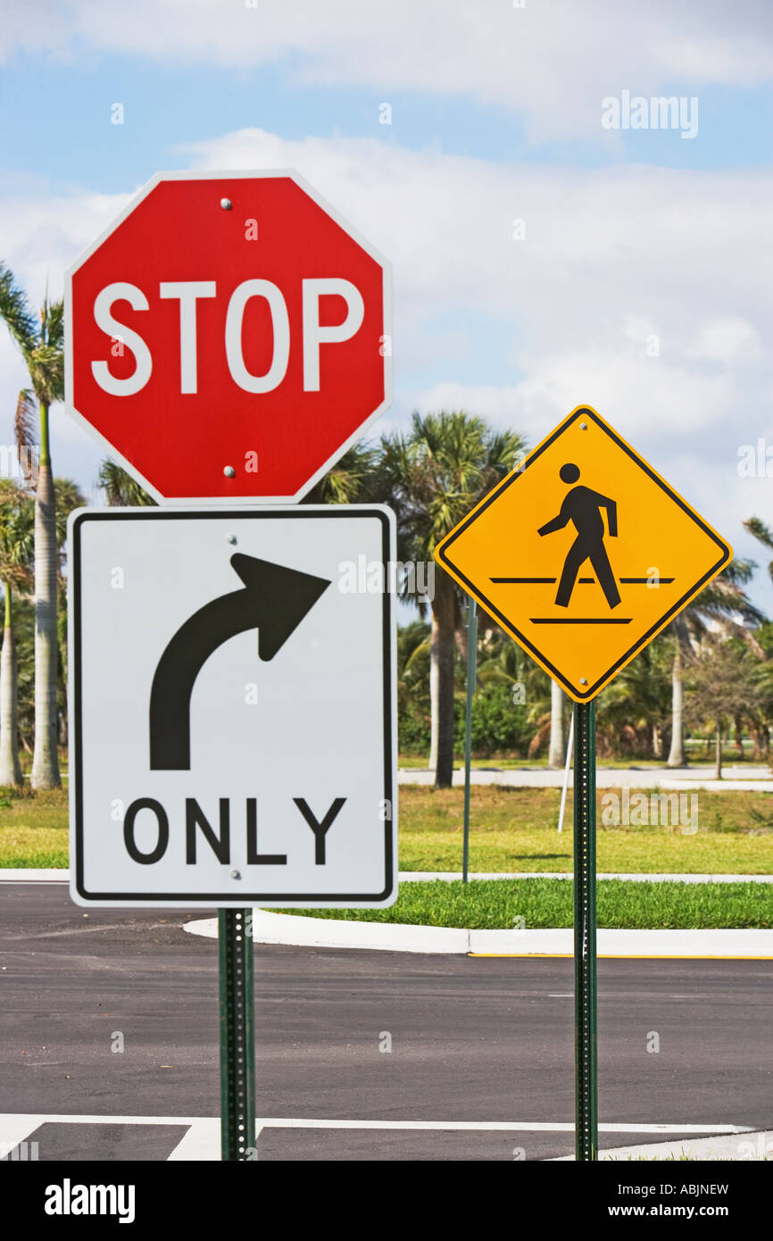 Street signs at intersection Stock Photo - Alamy