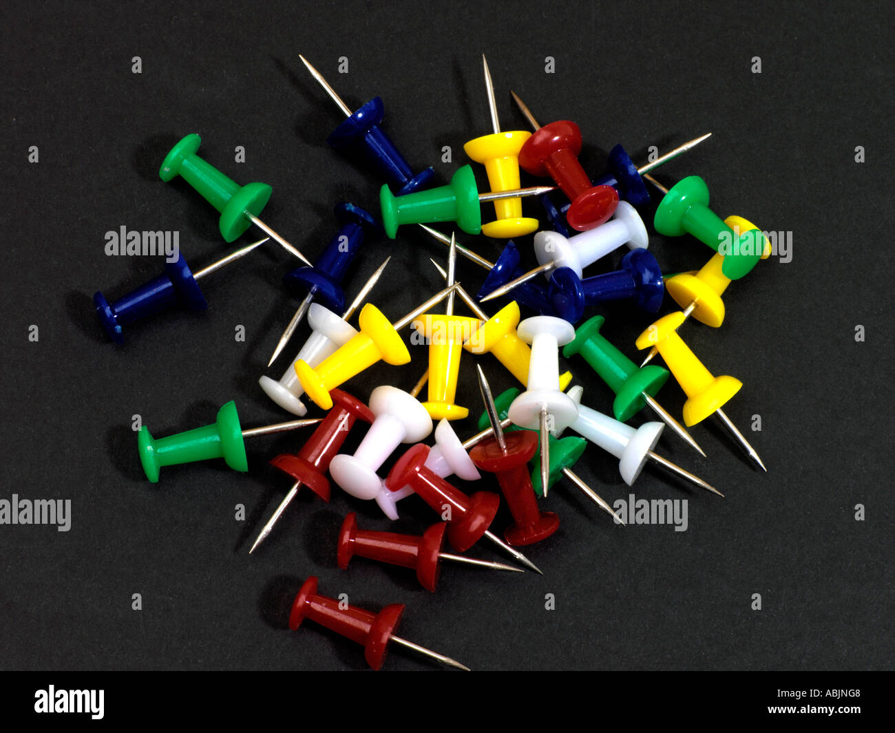 Pile of Push Pins Stock Photo - Alamy