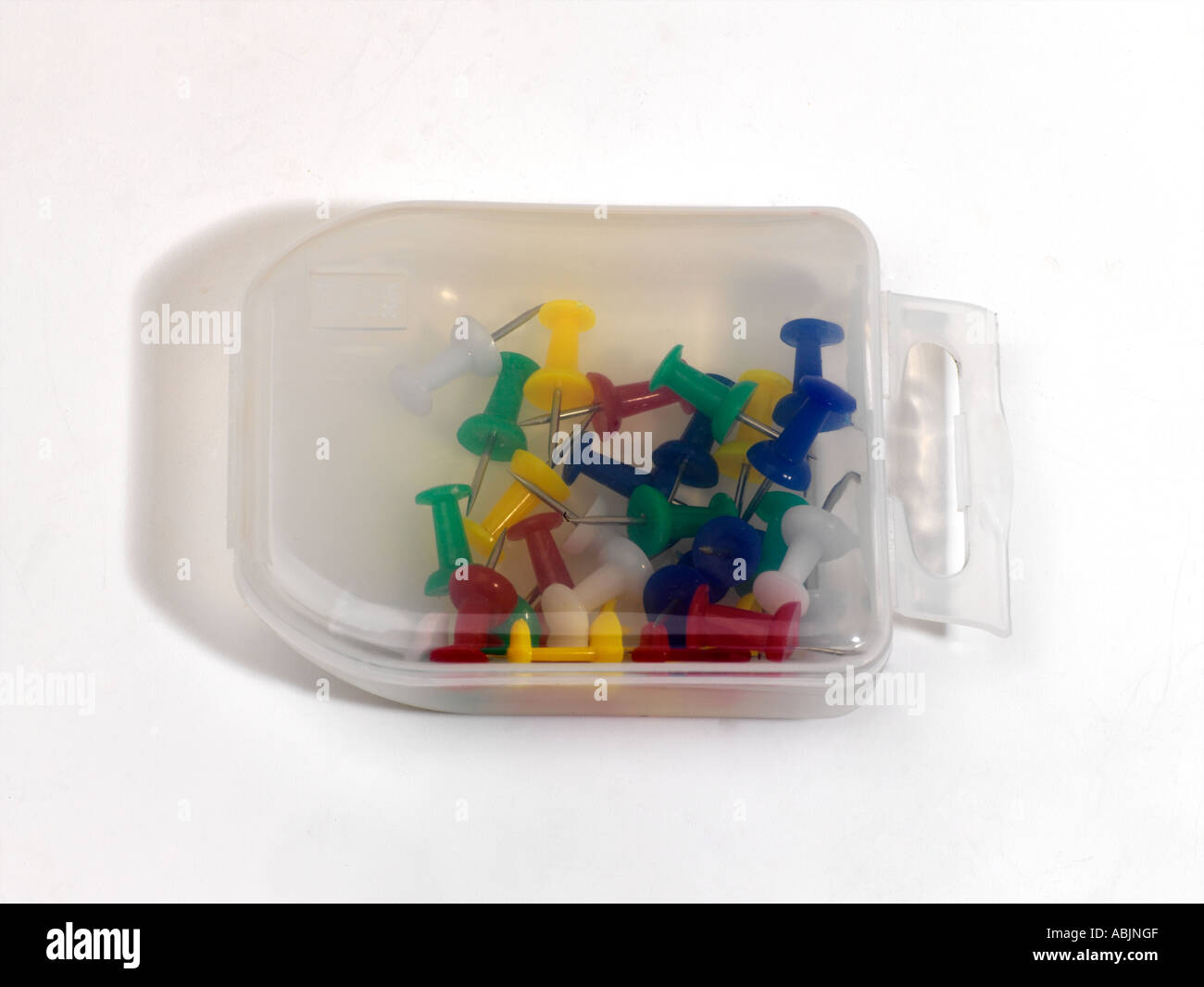 Push Pins in a Container Stock Photo - Alamy