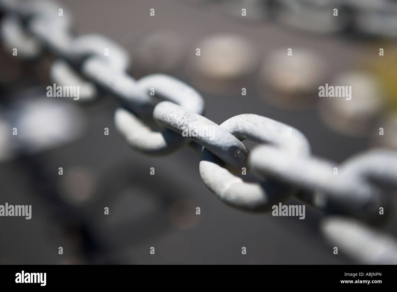 Close up of metal chain Stock Photo - Alamy