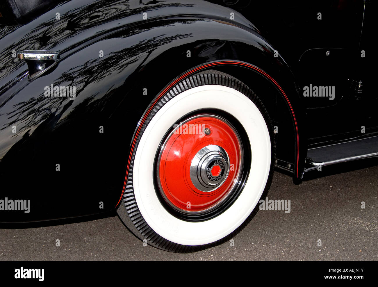 Packard Eight Rear Fender & Wheel Stock Photo - Alamy