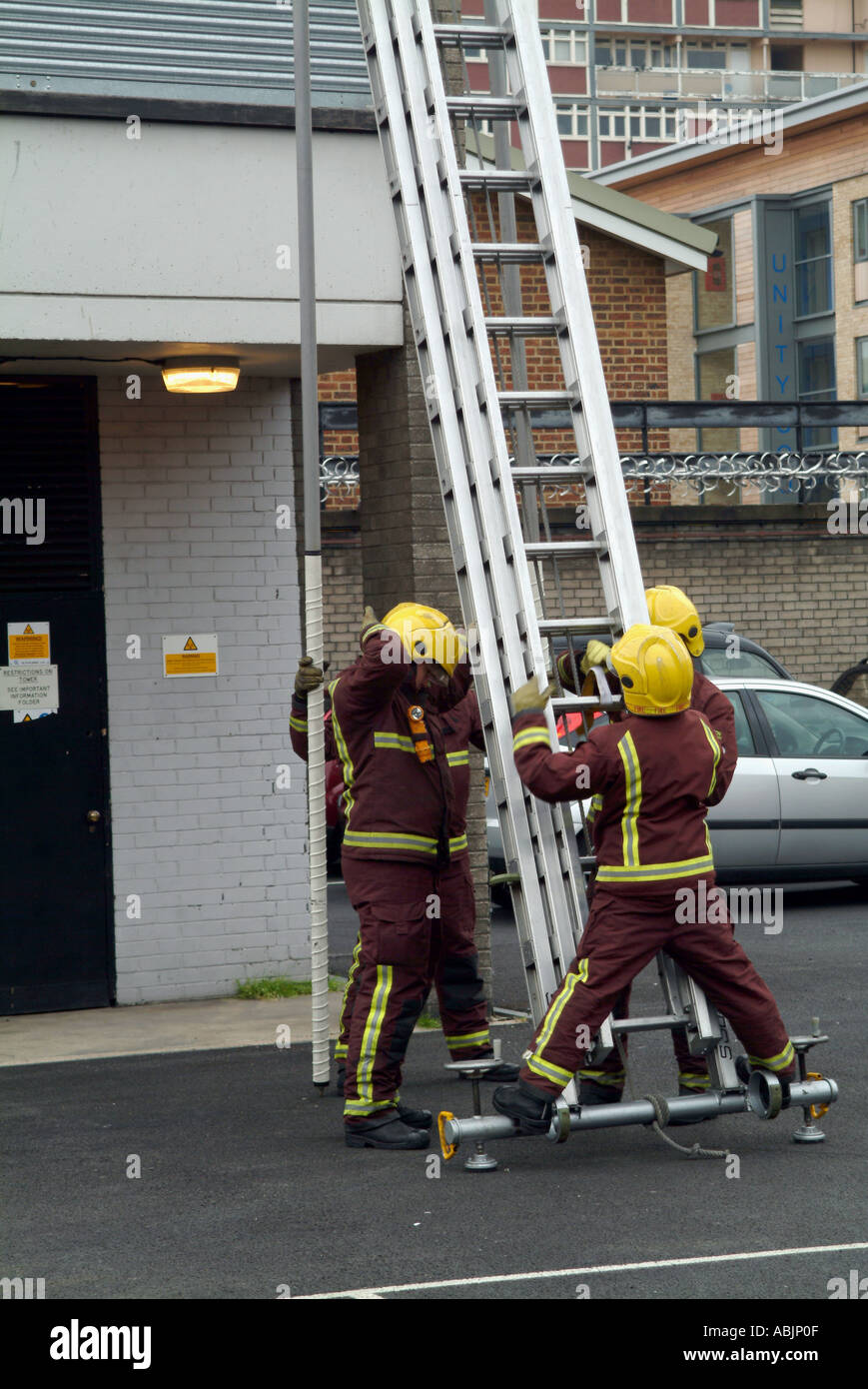London fire brigade training hi-res stock photography and images - Alamy