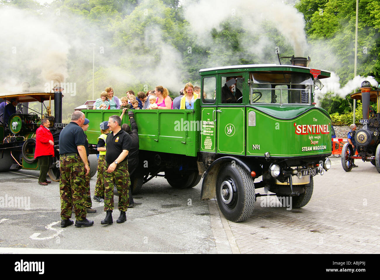 Tavistock Steam Fair in Devon England, Robey Trust Engines on display ...
