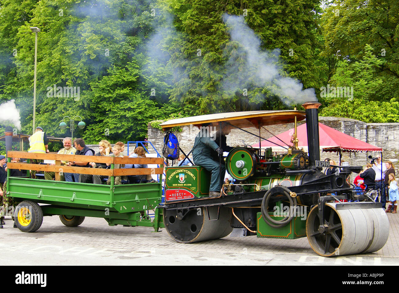 Tavistock Steam Fair in Devon England, Robey Trust Engines on display ...