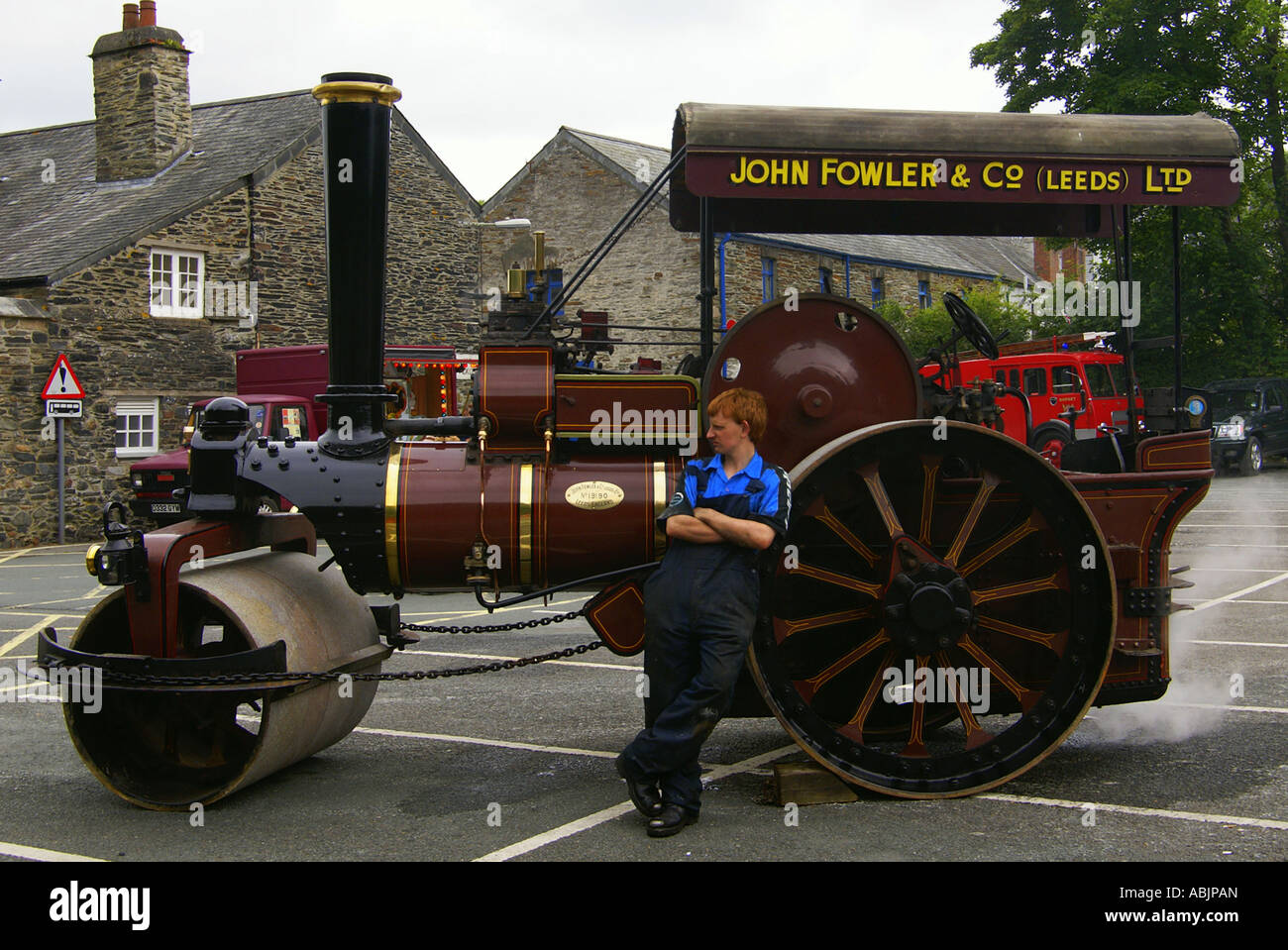 Tavistock Steam Fair in Devon England, Robey Trust Engines on display ...