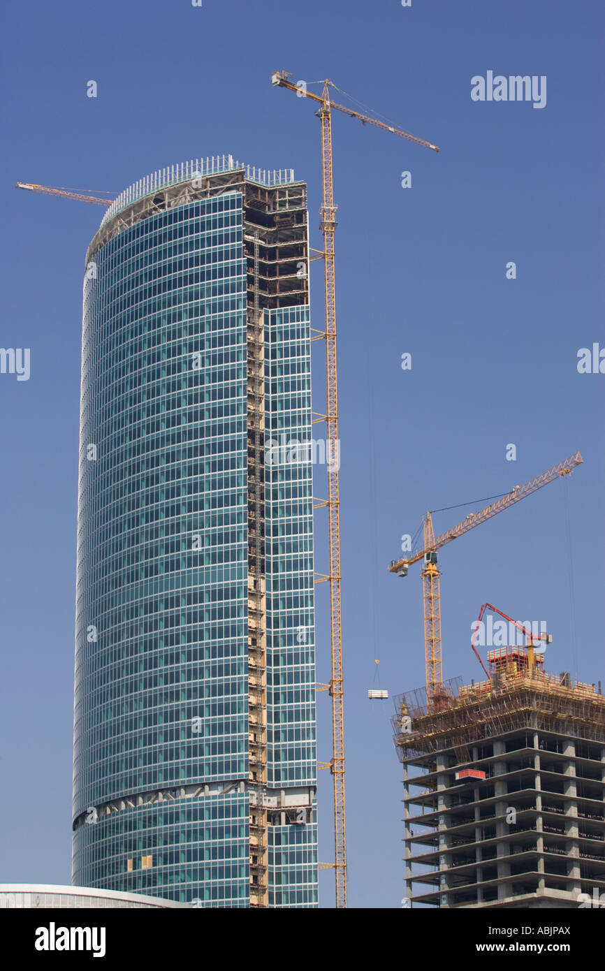 The Federation Tower skyscraper complex currently under construction in ...